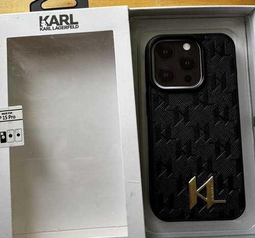 Чехол на iPhone 15 pro Karl Lagerfeld