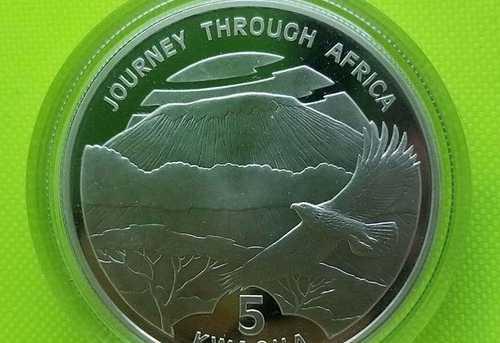 Серебряная монета "Килиманджаро" 2006 Малави