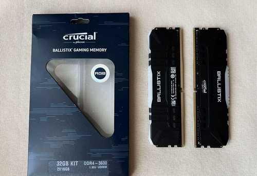 Оперативная память Crucial Ballistix 32 Gb (16x2)