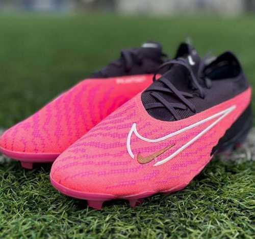 Бутсы Nike Phantom GX pink&black