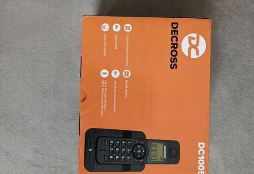 Телефон беспроводной (dect) decross DC1005
