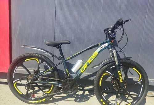 Велосипед с литыми дисками Черно-желтый новый