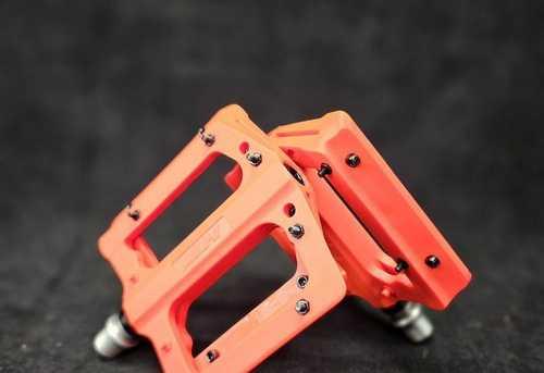 Педали HT Components PA12A, оранжевые (neon orange