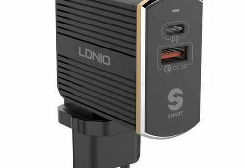 Сетевой адаптер ldnio A2502C USB-A / type-C (PD+QC