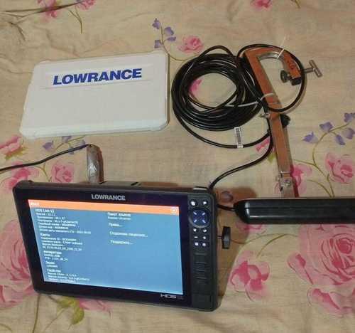 Эхолот lowrance hds 12 live с датчиком 3 в 1