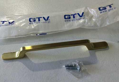 Мебельная ручка-скоба flavio GTV 128 мм латунь