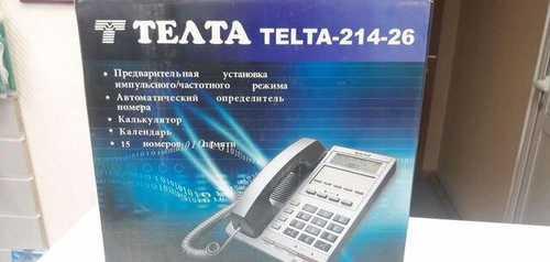 Стационарный телефон telta-214-26