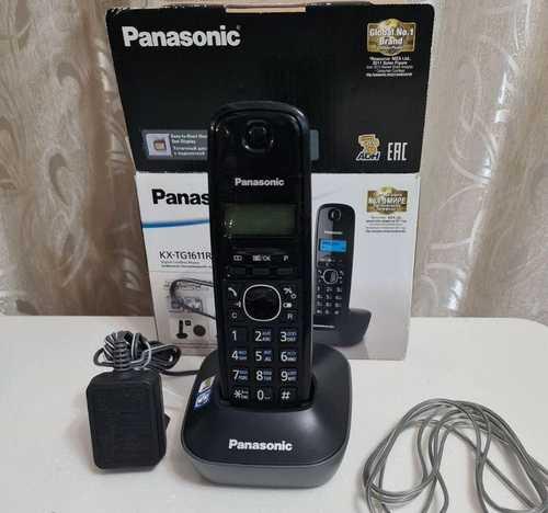 Телефон dect Panasonic KX-TG1611RU почти новый