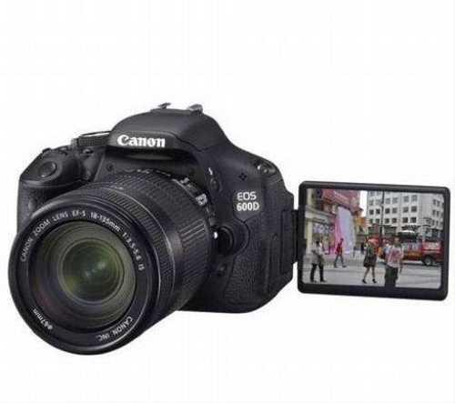 Зеркальный фотоаппарат canon EOS 600D 18-55 IS II