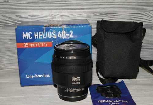 Объектив MC Helios 40-2C 85mm f/1.5 для Canon EF