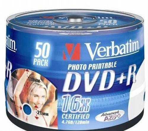 Оптический диск DVD+R диск Verbatim 4,7Gb #81793