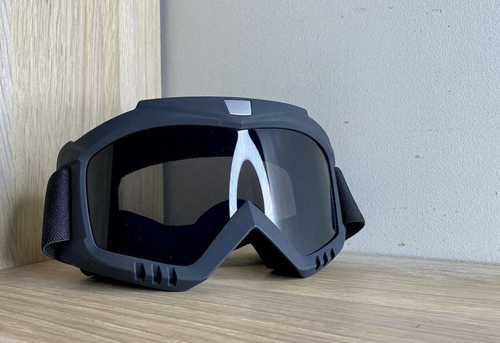 Горнолыжные очки для снегохода темная линза