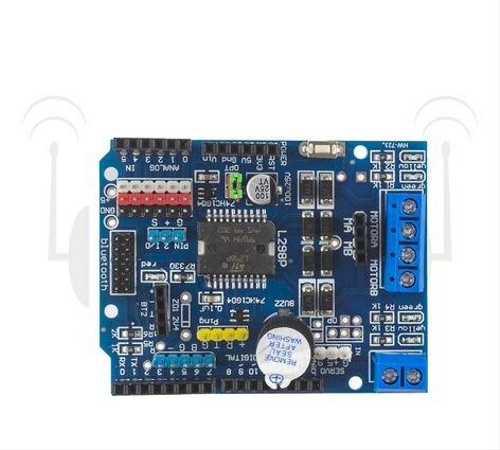 Драйвер L298P Motor Shield