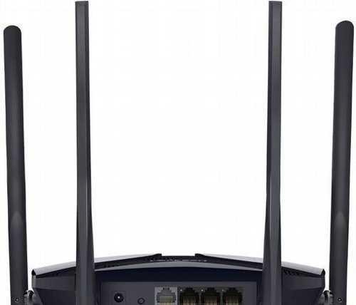 Wi-Fi роутер mercusys MR70X, AX1800, черный