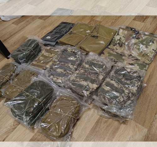 Военные подсумки разные 53 шт