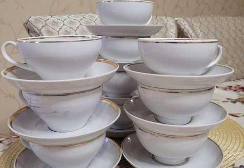 Посуда СССР чайные пары дулево,вербилки
