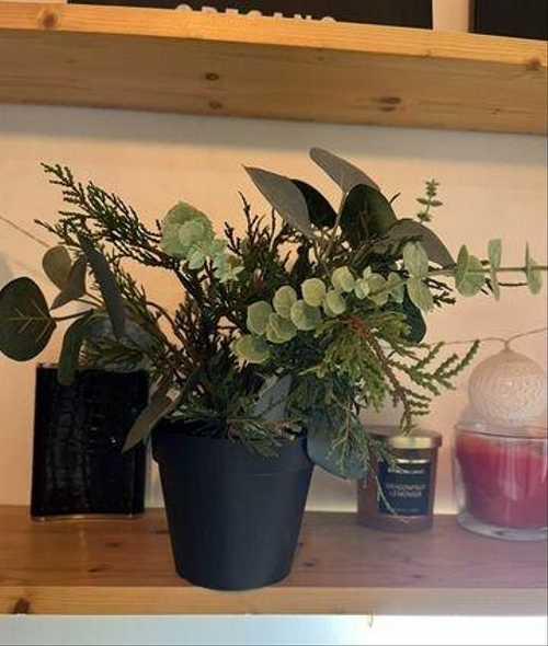 Искусственное растение в горшке IKEA