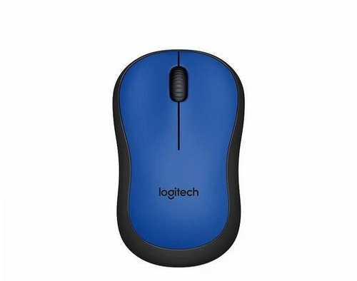 Беспроводная мышь Logitech M220 Silent, синий