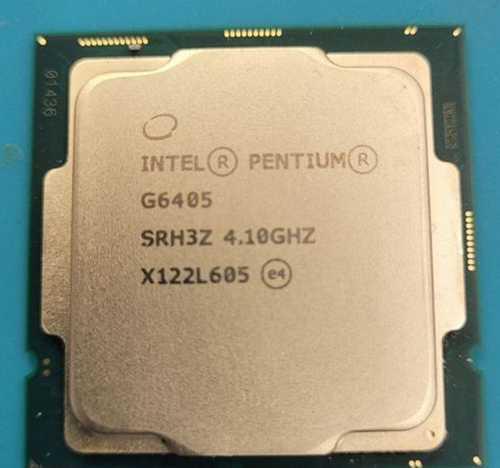 Процессор intel pentium gold G6405