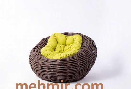 Кресло плетеное deckwood Nest коричневое