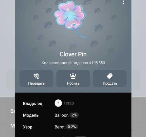 Продам нфт подарок монохром