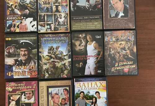 Пакетом Двд (DVD) диски с сериалами и фильмами
