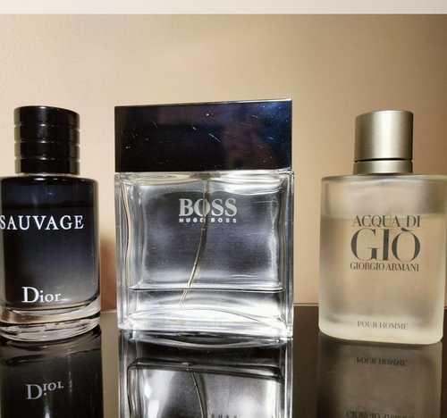 Dior Sauvage. Pure Hugo Boss. Acqua di gio