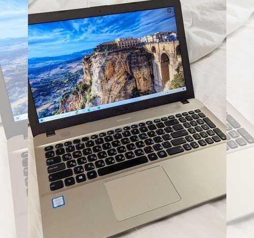 Ноутбук asus vivobook 7100u/ddr4/ssd 256