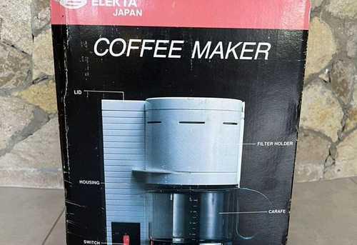 Ретро кофеварка капельного типа Electa Japan