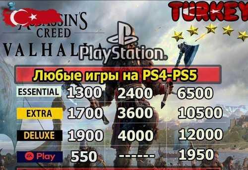 Подписка PS Plus Турция/Украина/Любые игры PS0921