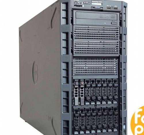 Сервер dell T630 16SFF 2xE5-2687Wv3 64GB, H730