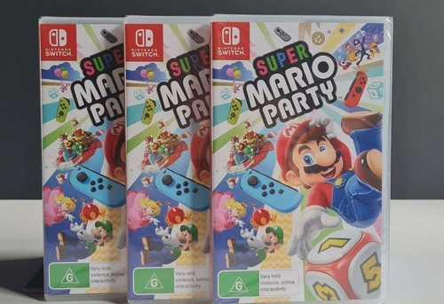 Super mario party Nintendo switch новый