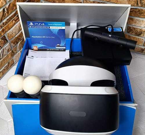 Ps vr Полный комплект с коробкой  2 мува ps4/ps5