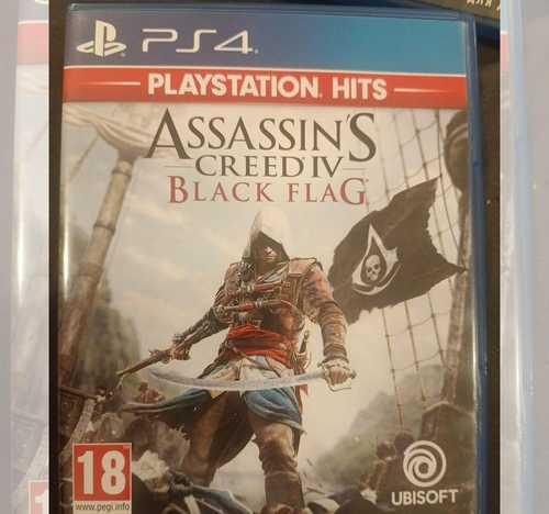 Assassins creed black flag ps4 диск