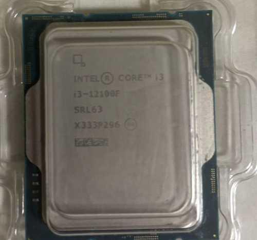 Процессор intel core i3 12100f