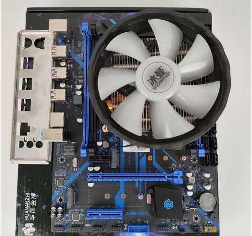 Комплект x99 huananzhi qd4 xeon e5 2650v4 64/128гб