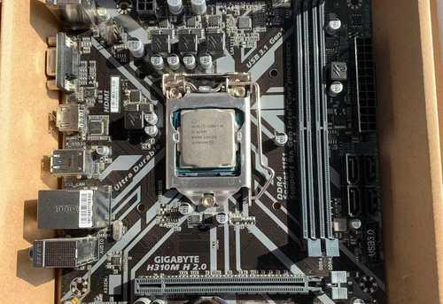 Материнская плата Gigabyte H 301M 2.0 + Intel Core