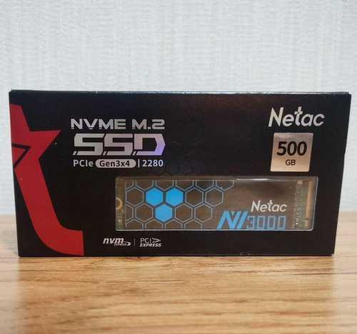 Ssd Nvme Netac m2 500Gb