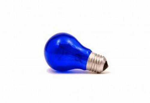 Лампа накаливания вольфрамовая синяя