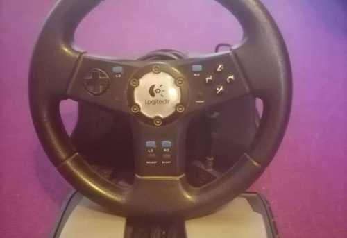 Руль Logitech rally+Memory Card 8mb