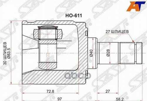 Шрус внутренний honda CR-V RD1/2 AT (RH) /HR-V G