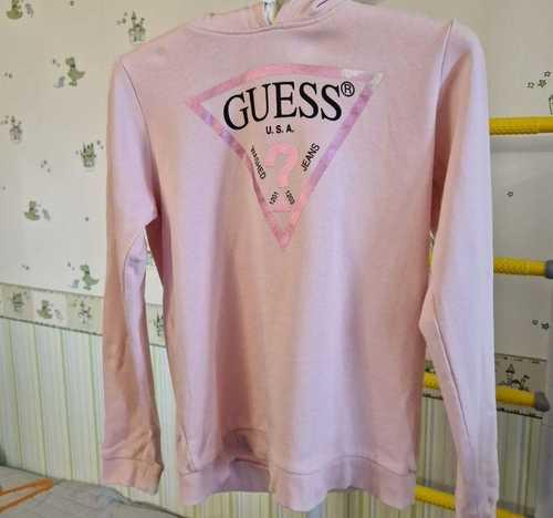Свитшот guess розовый для девочек 140-146