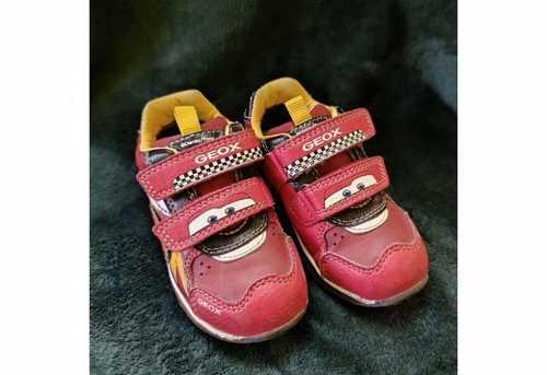 Кожаные кроссовки для мальчика geox 23 размер