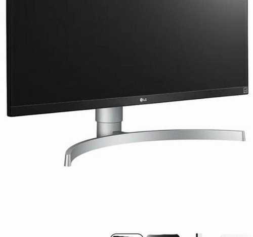 LG монитор 4K 27" 27uk650-W