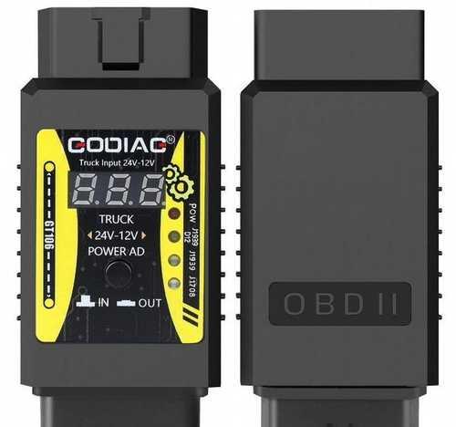 Преобразователь OBD2 24v – 12v / K-line 12v