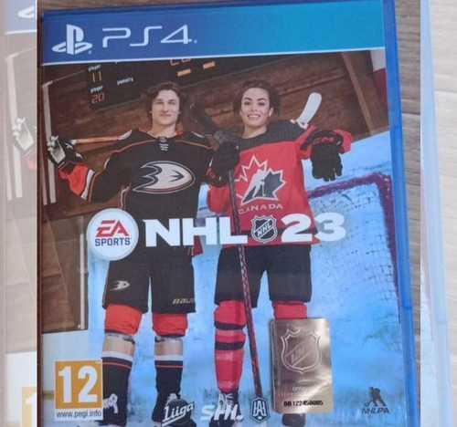 Диск на sony Playstation 4 NHL 23