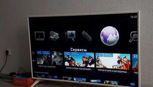 4K UHD LG 43" Smart TV (108 см ) Белого цвета
