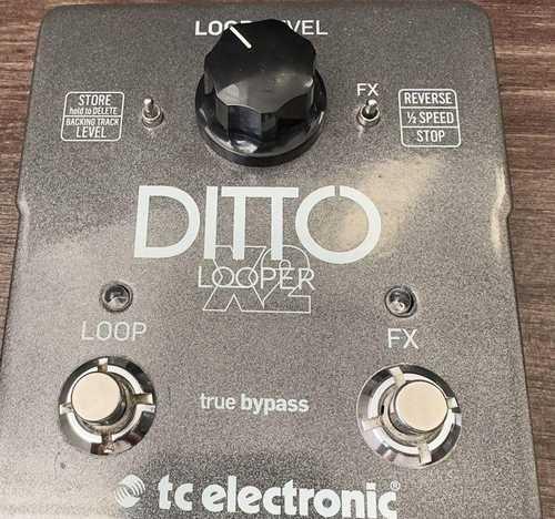 TC Electronic Ditto JAM X2 looper лупер