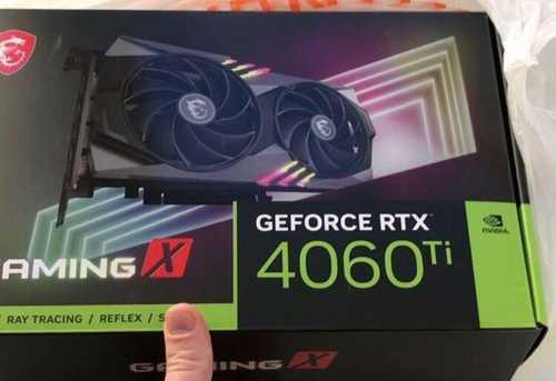 Msi rtx 4060 ti gaming x 16 gb новая видеокарта