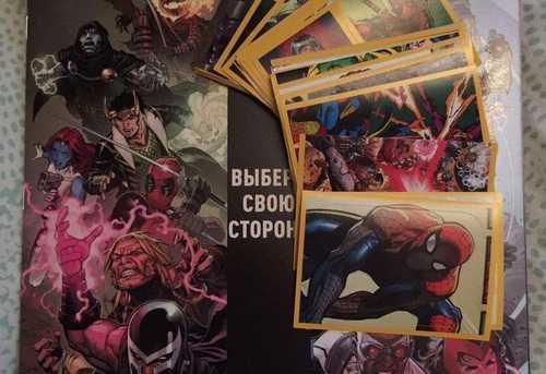 Наклейки panini marvel versus